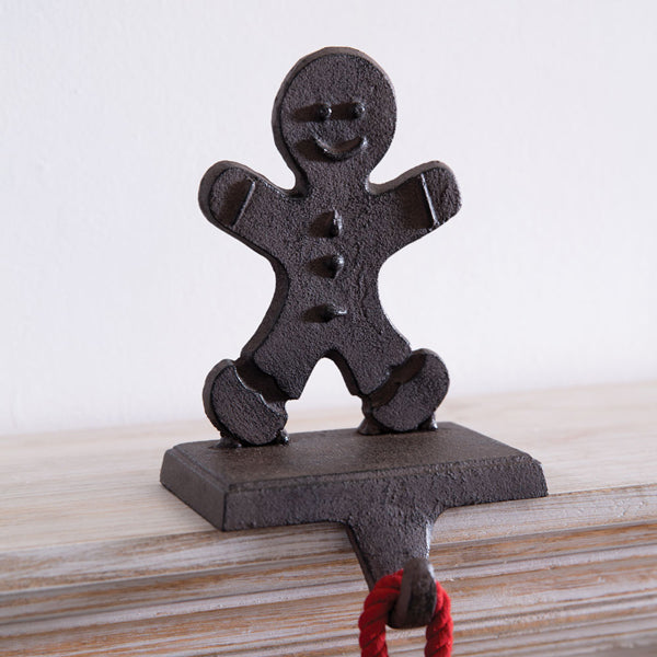 Cast Iron Gingerbread Man Stocking Holder – The Cottage Store