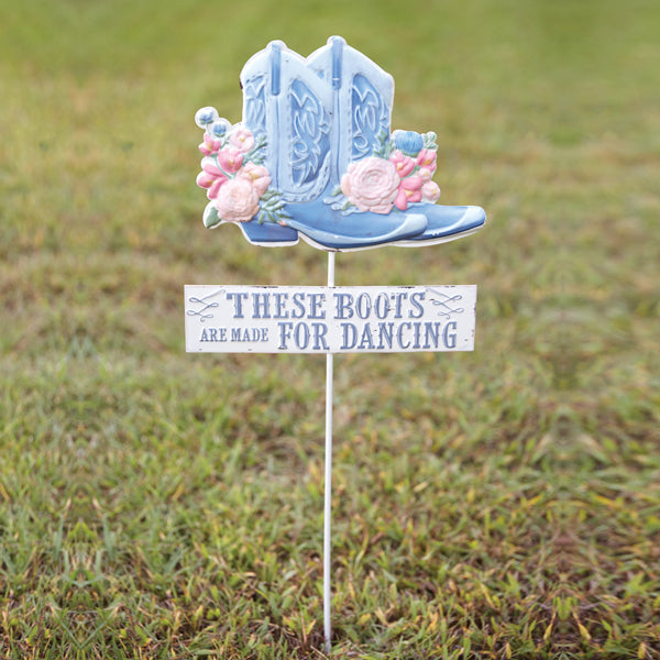 These Boots Yard Stake – The Cottage Store