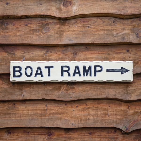 Boat Ramp Sign – The Cottage Store